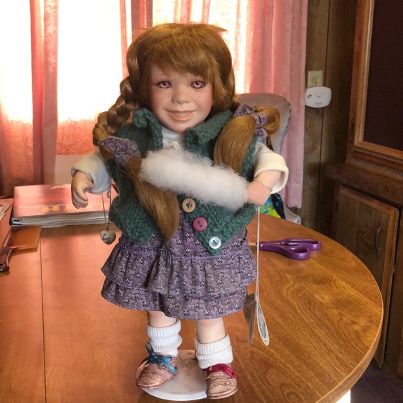 GANZ | Toys | Vintage Cottage Collectibles Porcelain Doll Called Pippi ...